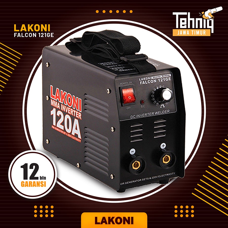 Jual Mesin Las Listrik / Trafo Las LAKONI FALCON 121 GE Inverter Welding | Shopee Indonesia