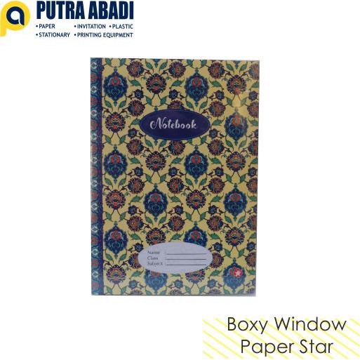 Jual Buku Tulis Boxy Window Paperstar 40 Lembar (Isi 10 buku) | Shopee ...