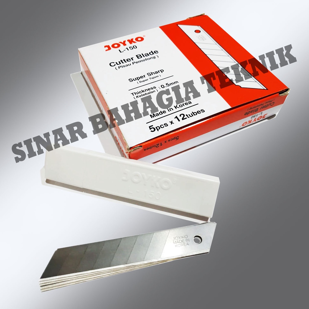 Jual ISI CUTTER BESAR JOYKO L150 KOREA - ISI PISAU CUTER L 150 - TAJAM ...