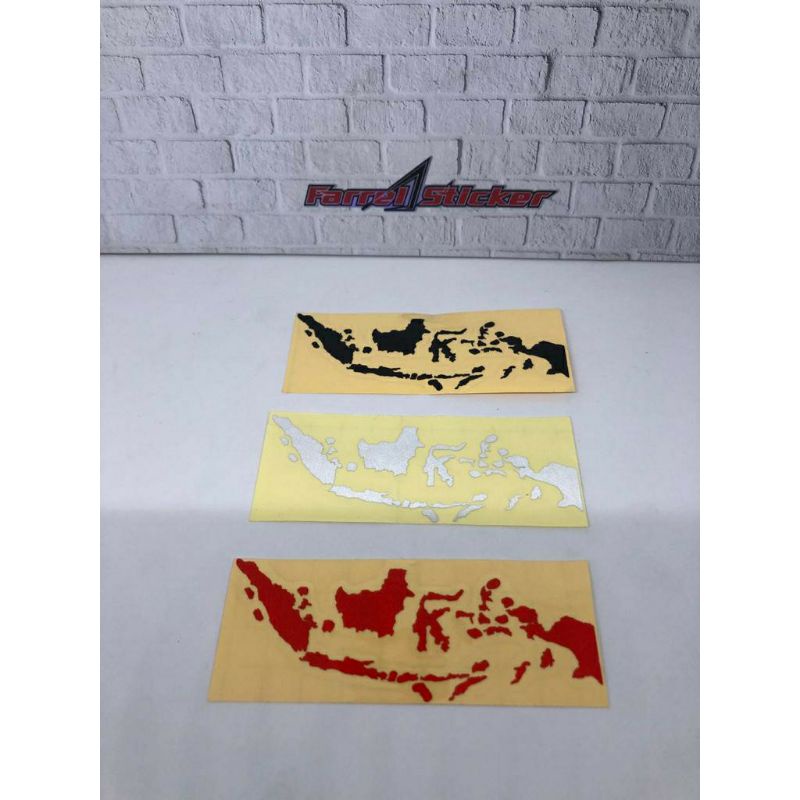 Jual sticker cutting peta indonesia | Shopee Indonesia