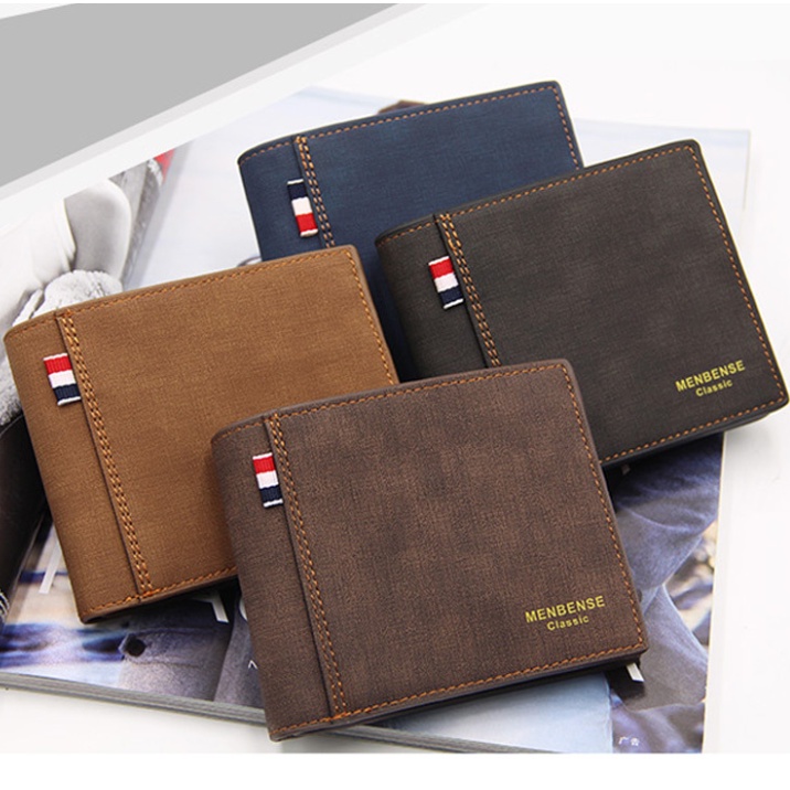 Jual Dompet Pria Original Men Bense Classic Side Flag / Men Wallet ...
