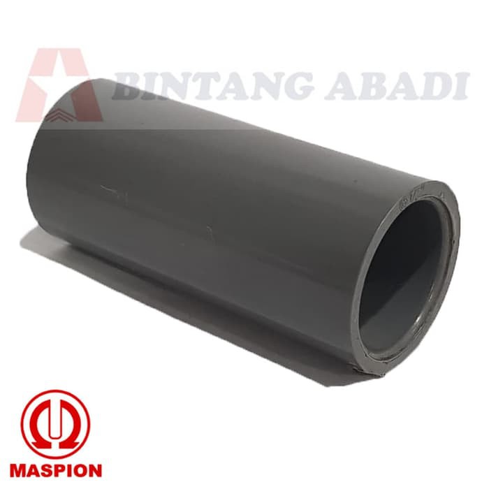 Jual BA - Maspion Socket Polos PVC 3" AW / Sok Sambungan Lurus Tanpa ...