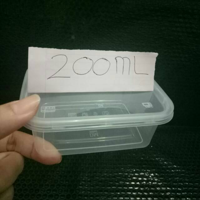 Jual Thinwall Persegi Food Container Ukr 200ml Merk Dm Kotak Makan
