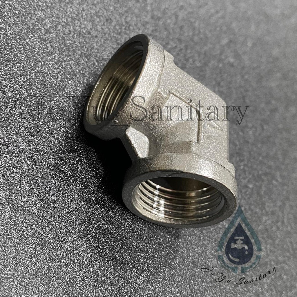 Jual Knie Stainless 304 uk 1/2 inci 3/4 Inch E13- Sambungan keni knee elbow Nepel Pipa Drat Kni ...