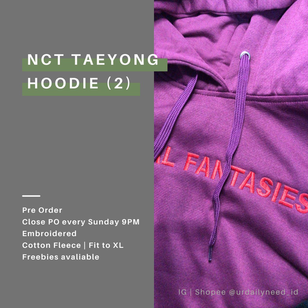 Jual PO HOODIE SWEATSHIRT SMCU WAYV 0117 EXO NCIT NCT MARK DOYOUNG ...