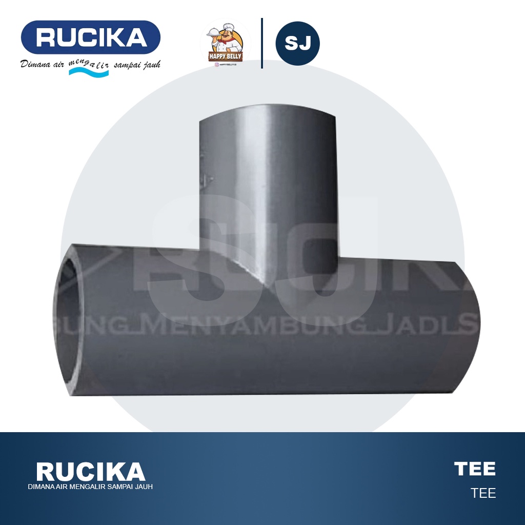 Jual TEE AW Rucika - ( Ukuran 1" to 3/4" ) / FITTINGAN PIPA PVC ...