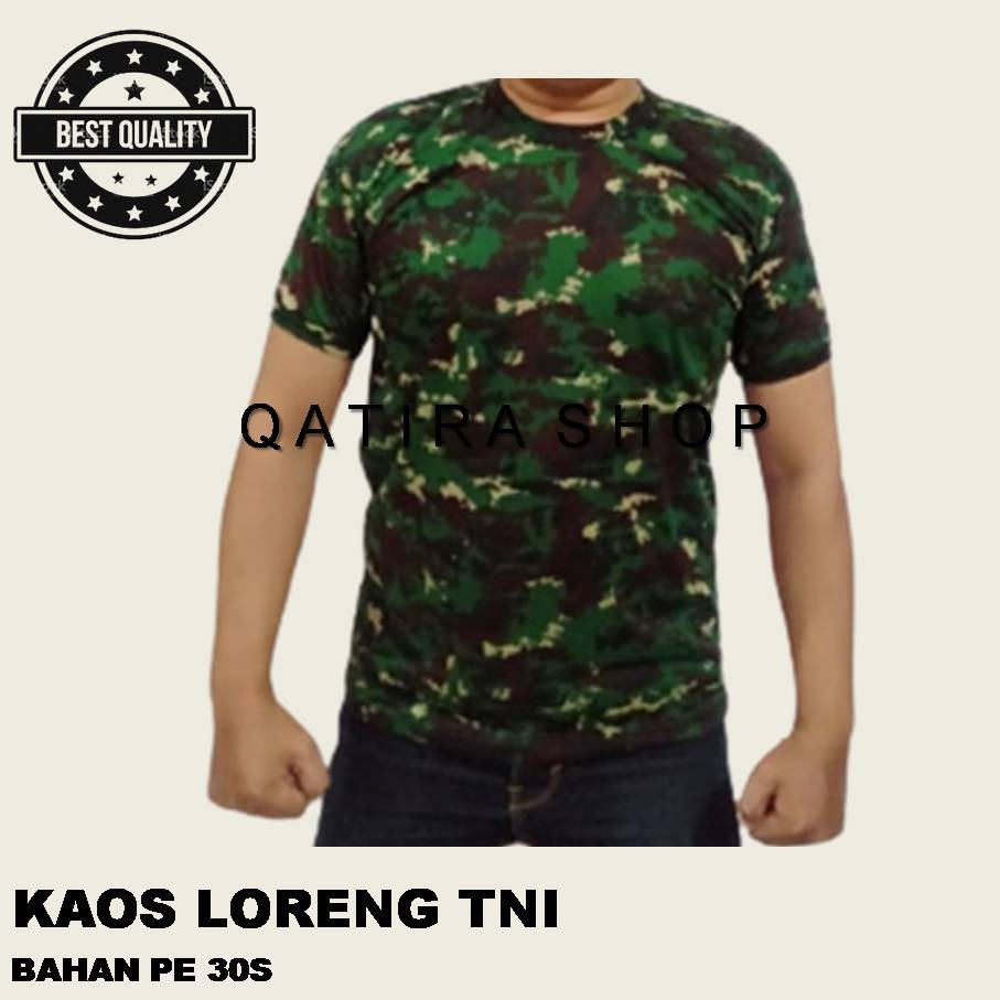 Jual KAOS OBLONG LORENG TNI MALVINAS BAJU KAOS DORENG ARMY MALVINAS BAHAN PE30S | Shopee Indonesia