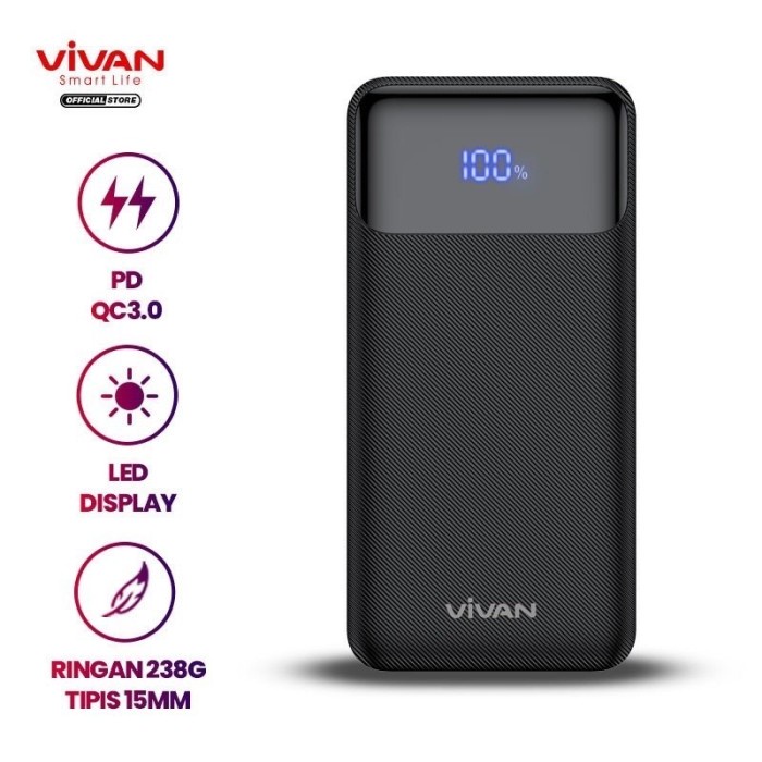 Jual Vivan PB-X10 Powerbank 10000Mah | Shopee Indonesia