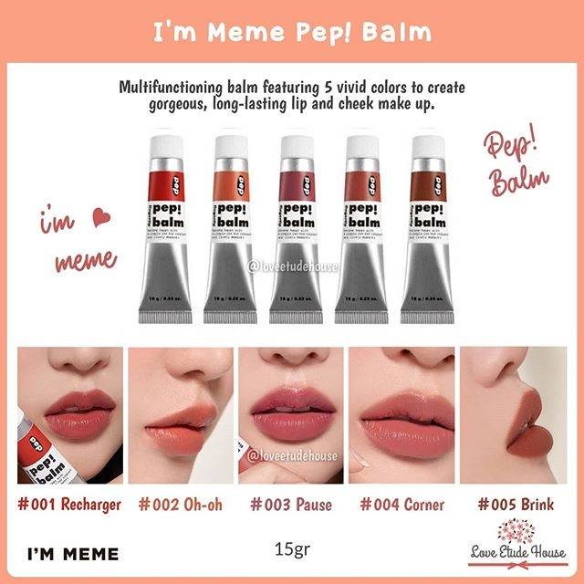 Jual I'M MEME PEP BALM 15gr | Shopee Indonesia
