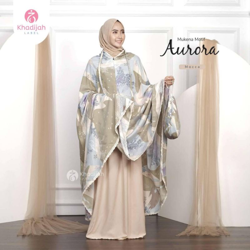 Jual Khadijah Label - Mukena Jumbo 2 in 1 Aurora(Mocca) | Shopee Indonesia