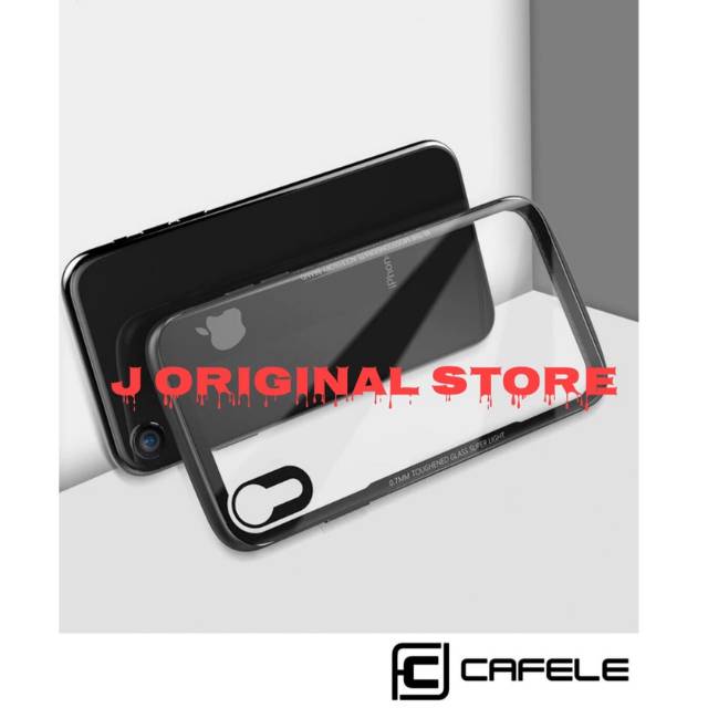 Jual CAFELE IPHONE XR 6.1 Iphone XR -Toughened Glass Super Light Case 0.7 mm | Shopee Indonesia