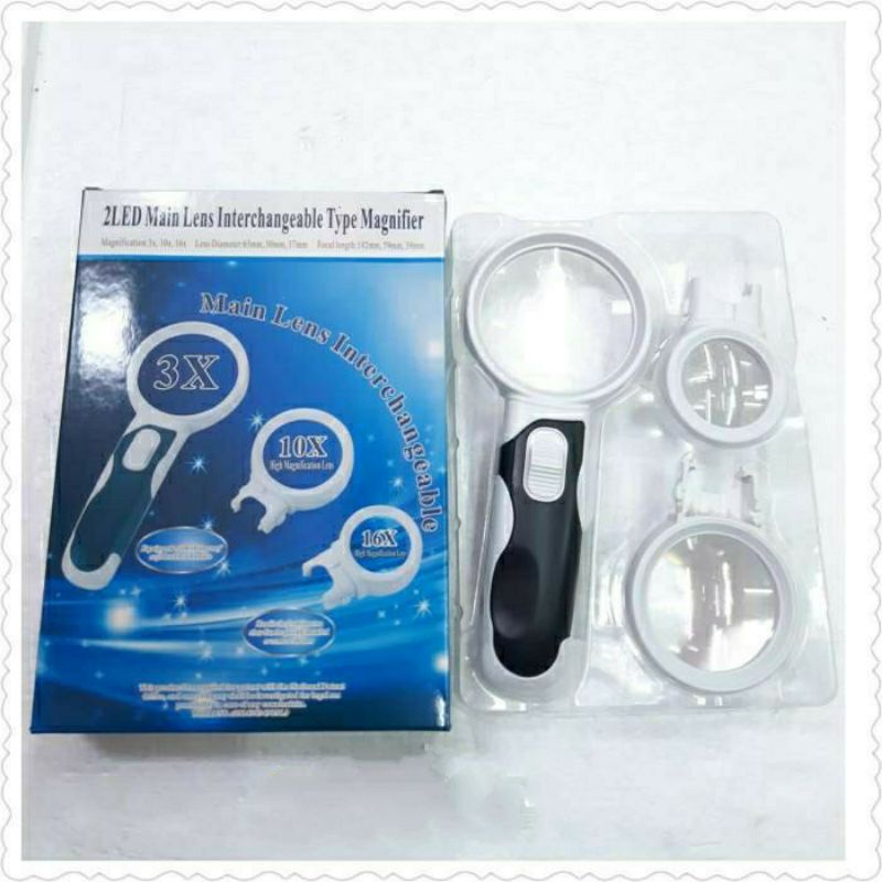 Jual KACA PEMBESAR LUP / KACA PEMBESAR OBJEK MAGNIFIER LAMPU LED ...