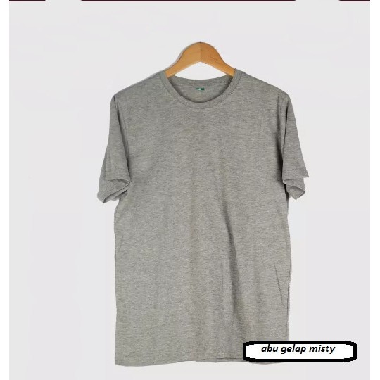 Jual KAOS PRIA SOFT REAKTIF / TUTON POLOS COMBED 30s ABU GELAP MISTY ... Jual KAOS PRIA SOFT REAKTIF / TUTON POLOS COMBED 30s ABU GELAP MISTY ...