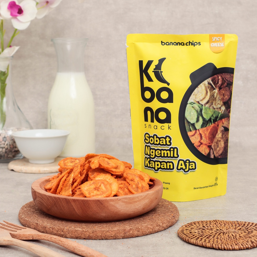 Jual Keripik Pisang Spicy Cheese Kibana Snack Renyah Ga Nusuk Di Gigi ...