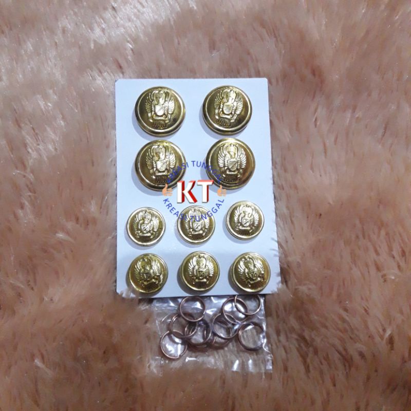 Jual kancing pdu TNI AD/kancing baju tni-ad | Shopee Indonesia