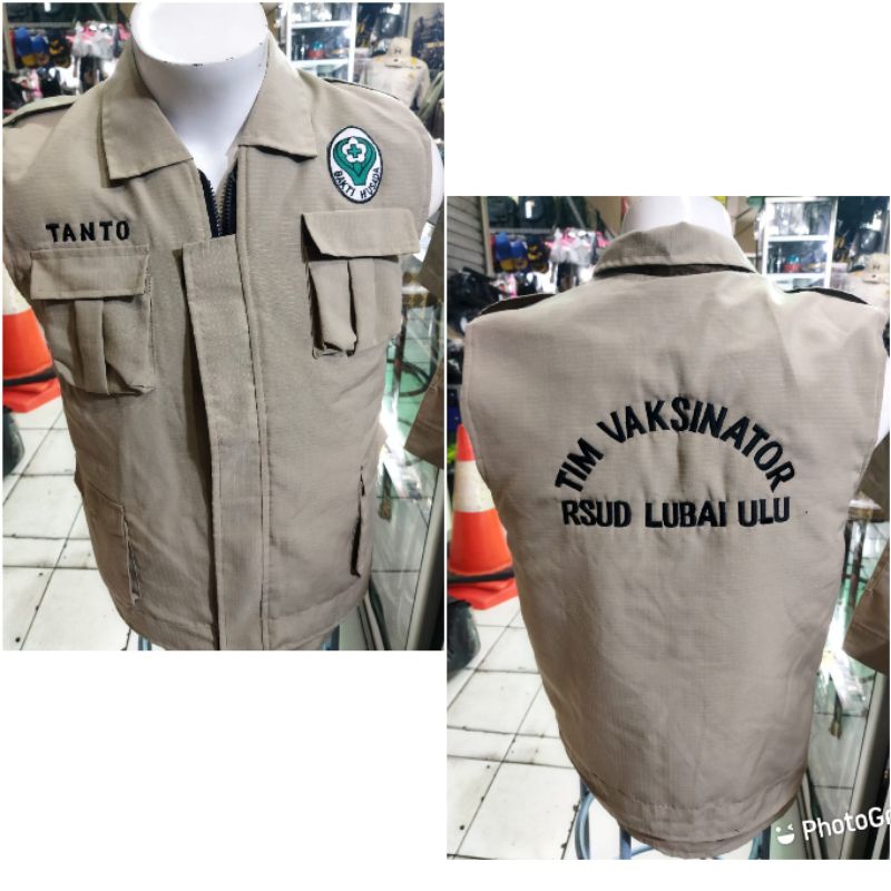 Jual rompi bakti husada #rompi tim vaksinator#rompi rsud | Shopee Indonesia