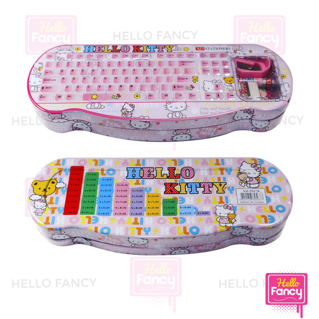 Jual Tempat Pensil / Kotak Pensil Kaleng Keyboard + Isi XD-9567 ...