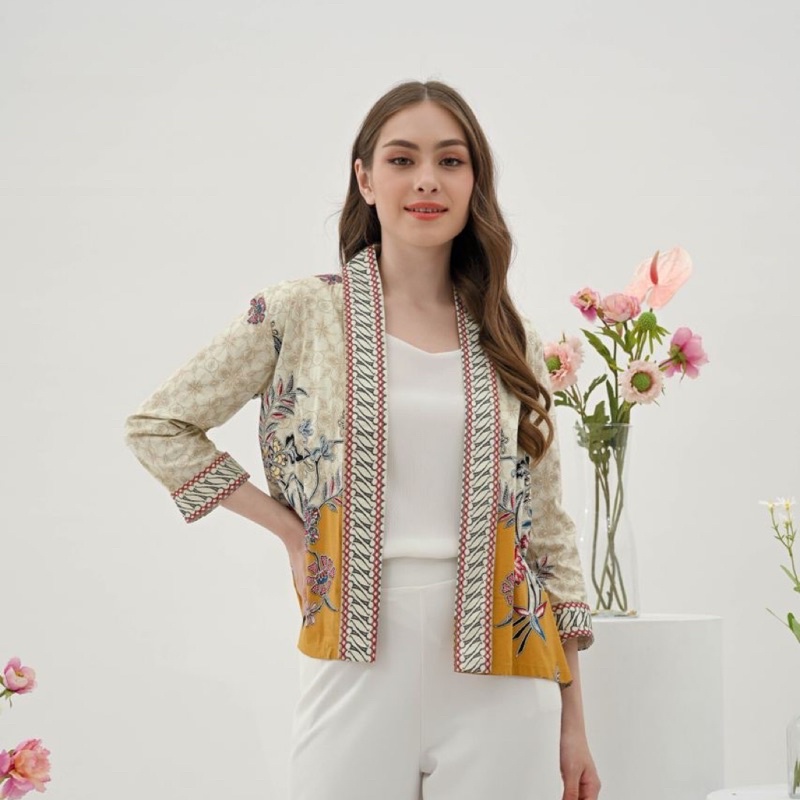Jual Outer Batik 241 YOI/ Luaran Batik/ Rompi Batik | Shopee Indonesia