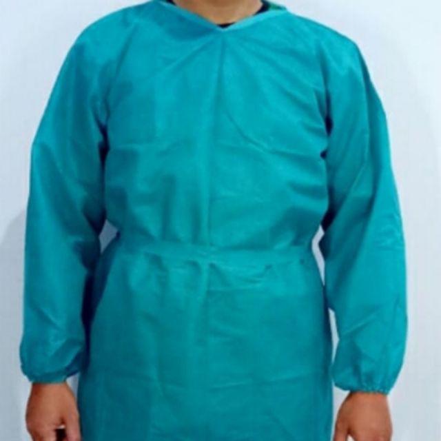 Jual Baju hazmat anti virus apd corona /disposable gown/ baju steril ...