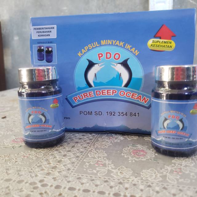 Jual PDO Minyak ikan Pure fish oil dengan kemasan baru | Shopee Indonesia