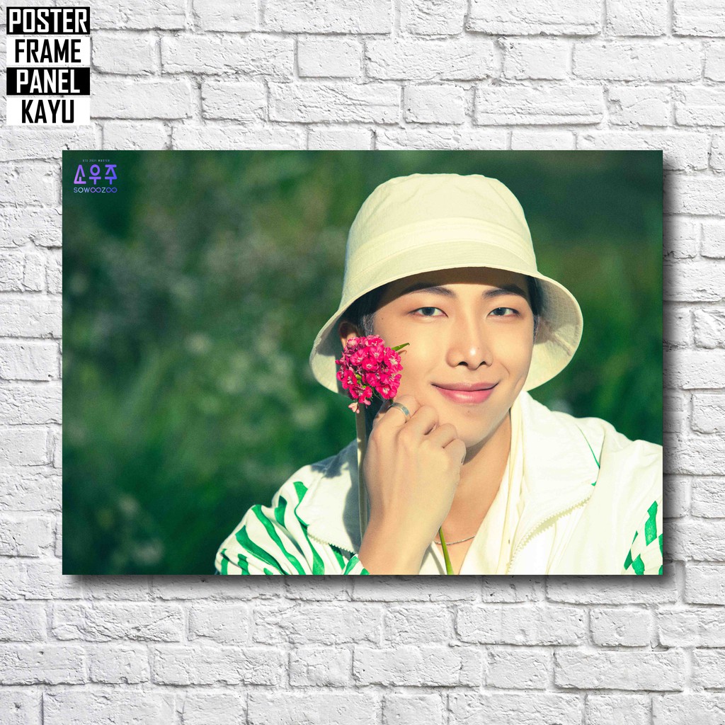 Jual Poster BTS RM 2021 Muster Sowoozoo Frame Kayu Solid A4 RM176 ...