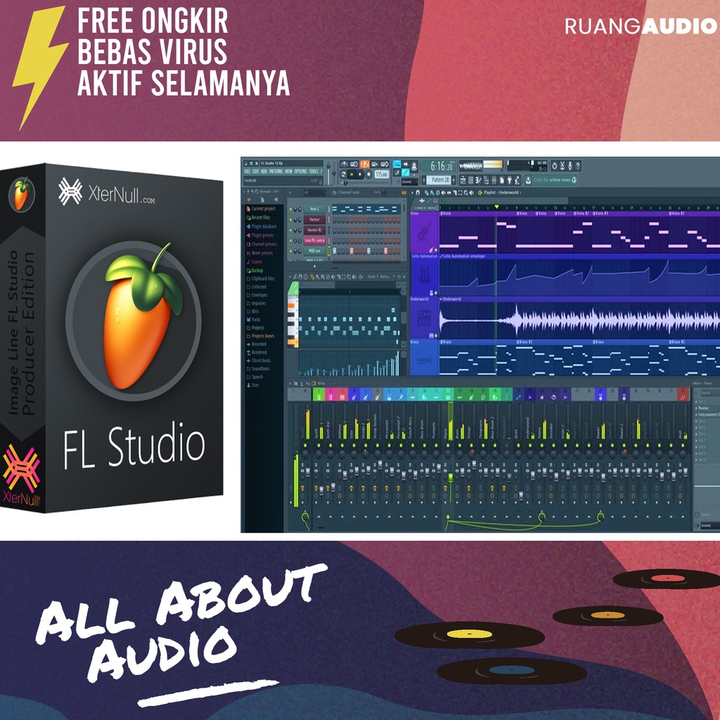 Jual FL Studio Producer Edition v24.2.2 + Flex Pack All Plugins Edition - 2024 ( Full Activated ...