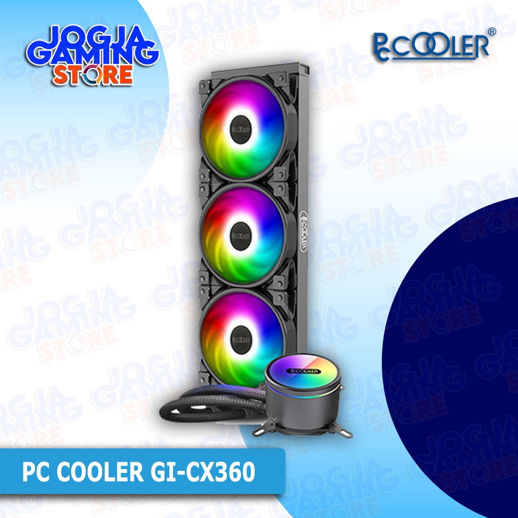 Jual PCCOOLER GI-CX360 ARGB LIQUID CPU COOLER 360mm PC COOLER GI CX360 ...