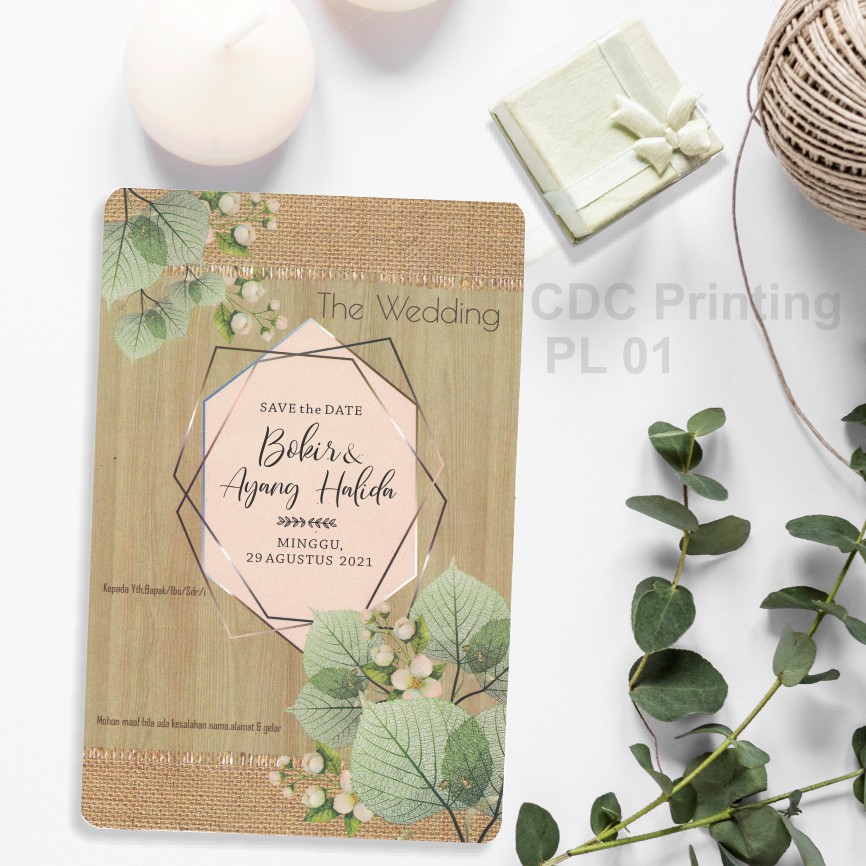 Jual Undangan Pernikahan Rustic | Shopee Indonesia