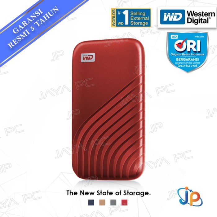 Jual WD My Passport SSD External Portable 2TB - WDC SSD USB C 3.2 2TB ...
