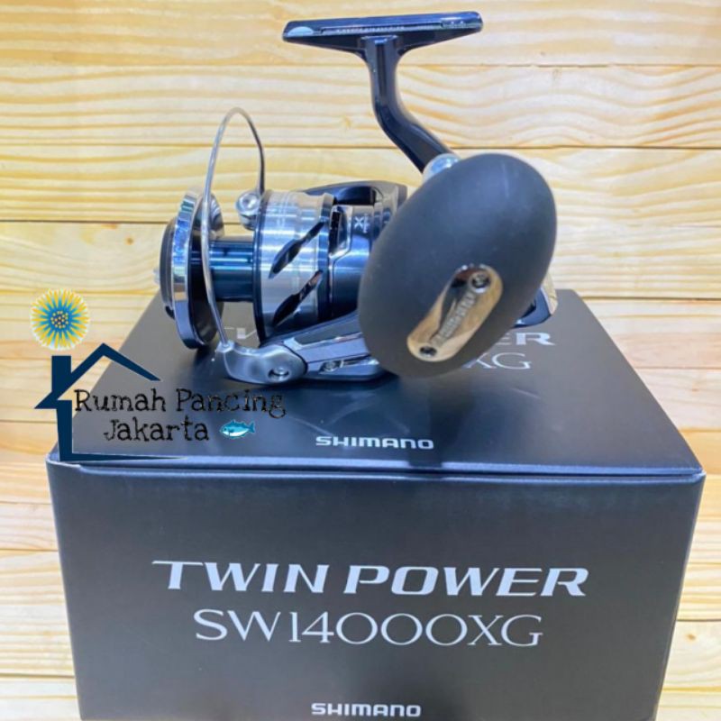 Jual Reel Shimano Twin Power New 2021 - 14000XG | Shopee Indonesia
