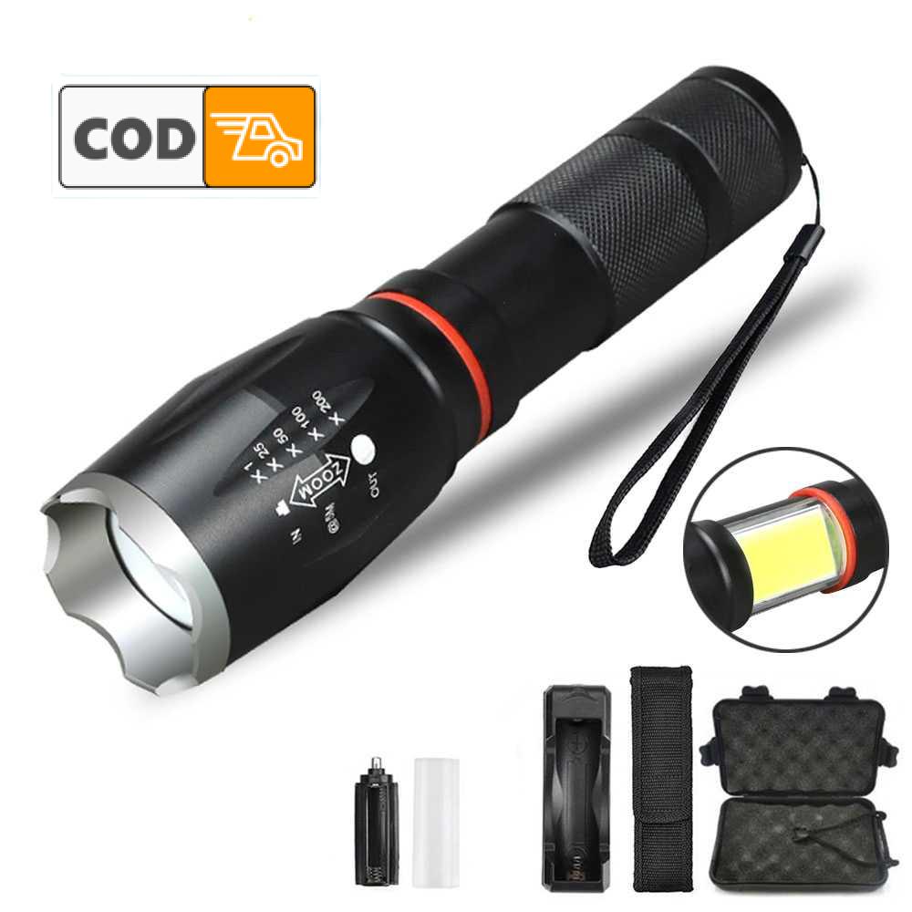 Jual Senter LED Cas Super Terang 8000 Lumens Lampu Bisa Menempel pada ...