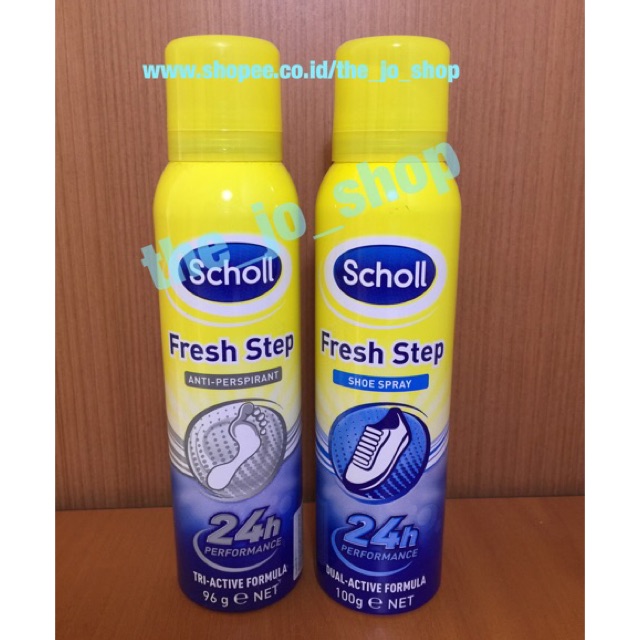 Jual Scholl Spray anti perspirant / Shoe anti keringat dan bau sepatu ...