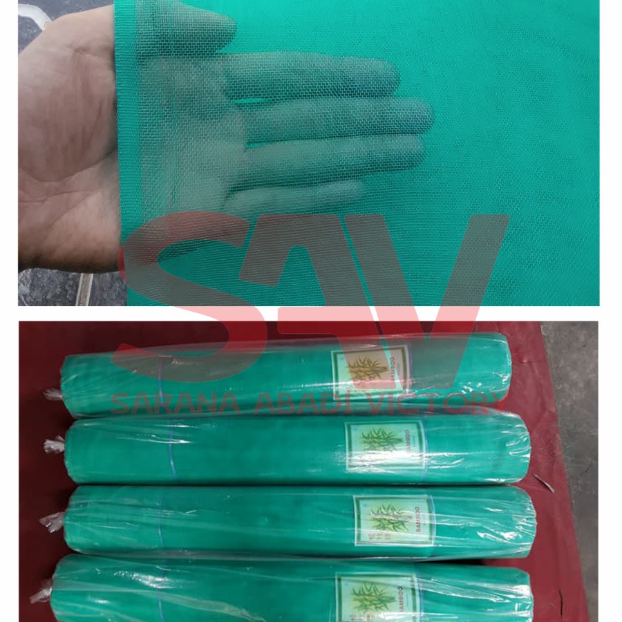 Jual Jaring kasa hijau dan putih roll 50 meter / insect net screen HDPE / kasa nyamuk | Shopee ...