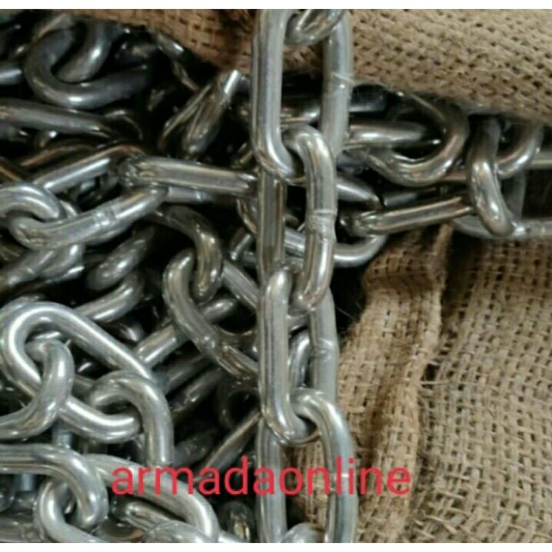 Jual RANTAI BESI GALVANIS UK 5/8 INCHI | Shopee Indonesia