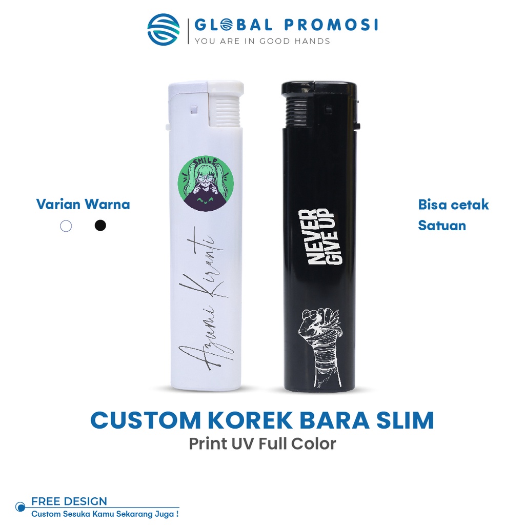 Jual Korek Api Bara Magnet Slim Custom Cetak Uv Print Souvenir Cetak 1 ...