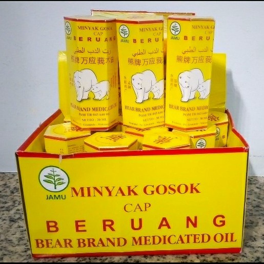 Jual MINYAK GOSOK CAP BERUANG 30 ML PER LUSIN ASLI MAKASSAR | Shopee ...