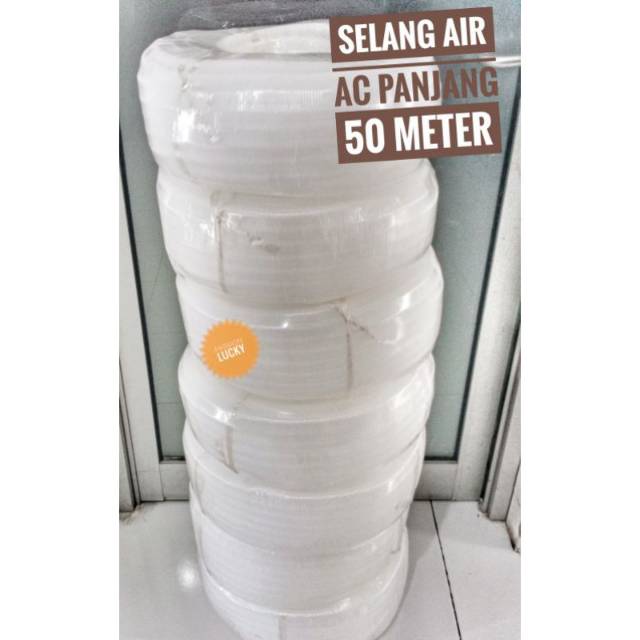 Jual SELANG AC PEMBUANGAN AIR 1 RoLL 50METER | Shopee Indonesia