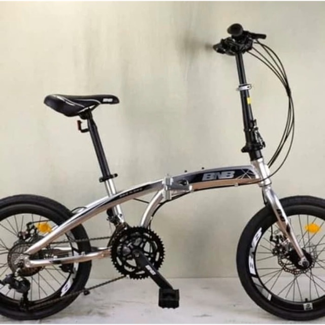 Jual SEPEDA LIPAT - BNB 20" INCH - 2x9 SPEED , ALLUMUNIUM FRAME DAN REM HIDROLIK | Shopee Indonesia