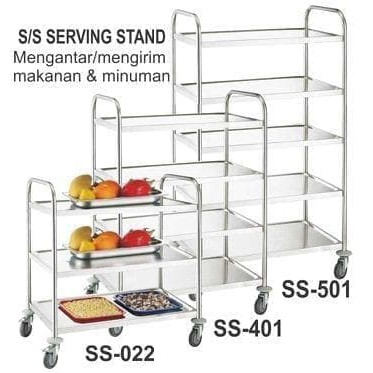 Jual Buruan Beli - Getra Trolley Susun 3 U/ Mengantar Makanan & Minuman ...