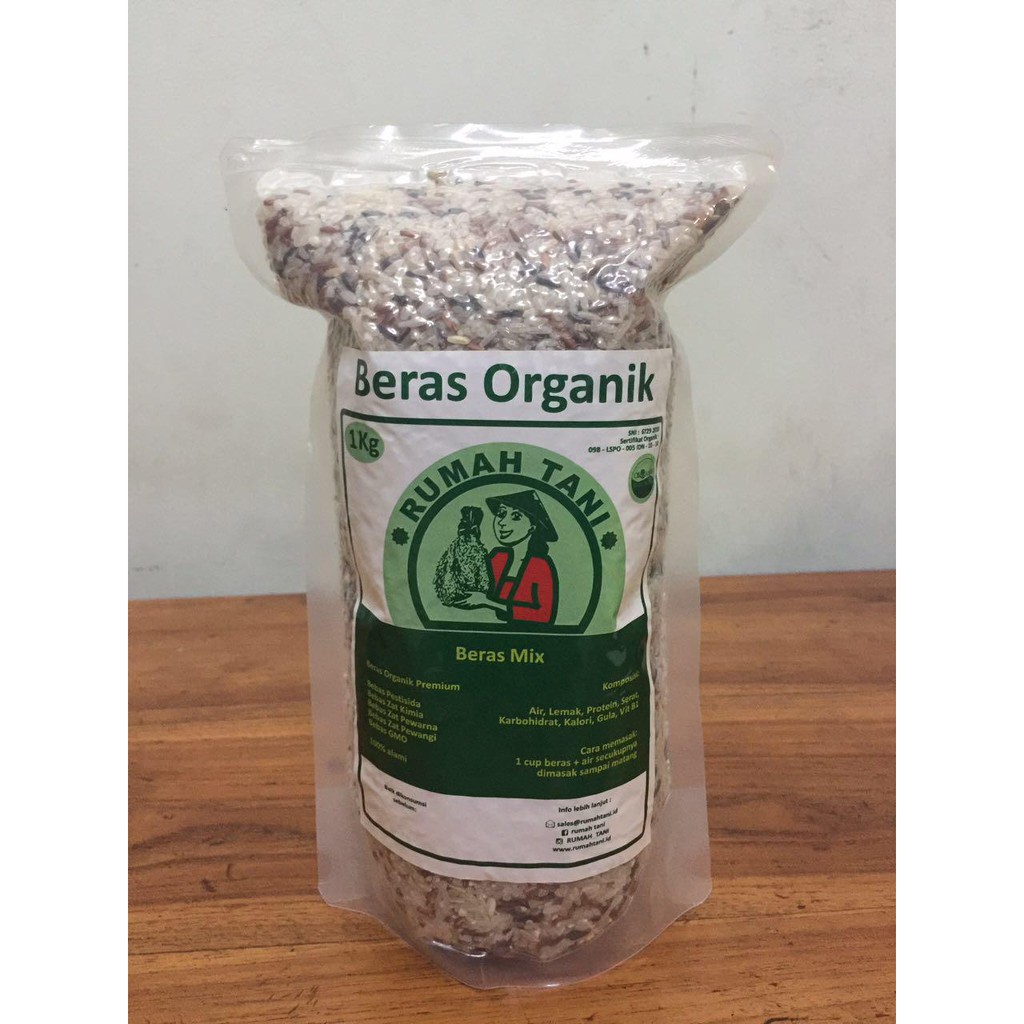 Jual BERAS MIX ORGANIK 1 KG | Shopee Indonesia