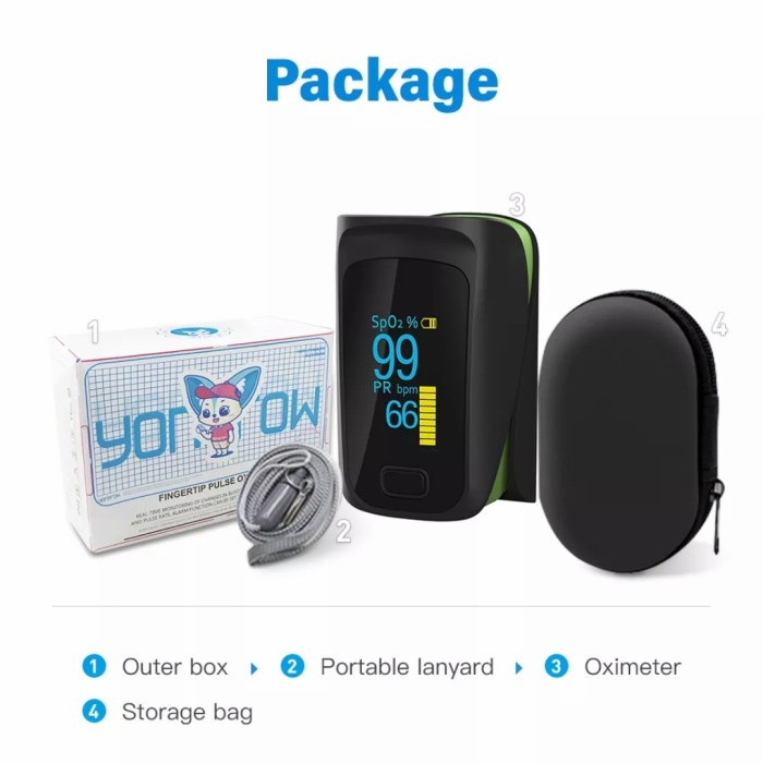 Jual Fingertip Pulse Oximeter Alat Ukur Saturasi Oksigen SpO2 Oxymeter ...