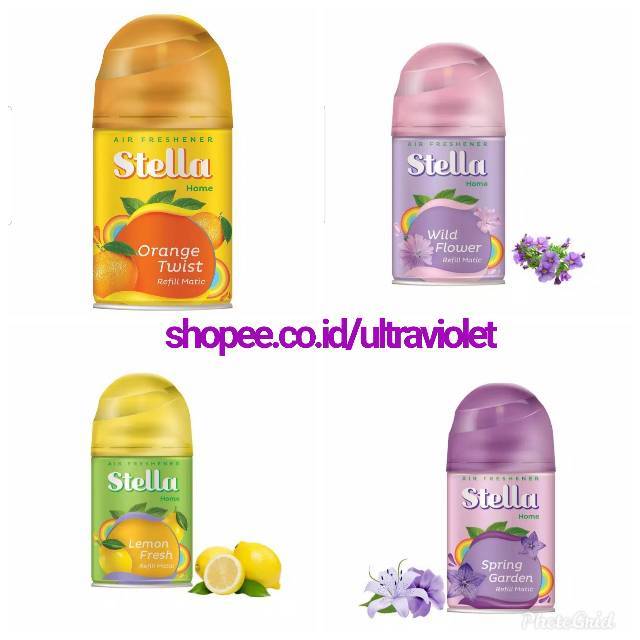 Jual Stella Home Refil Matic 225 ml / Stella Air Freshener Refil Matic ...