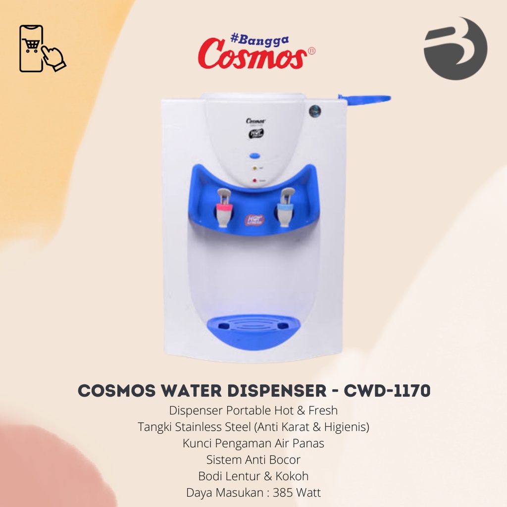 Jual Cosmos Water Dispenser - CWD-1170 | Shopee Indonesia