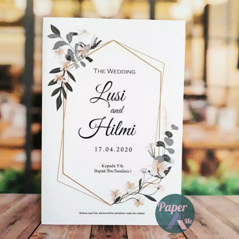 Jual UNDANGAN PERNIKAHAN VINTAGE | UNDANGAN PERNIKAHAN KEKINIAN ...