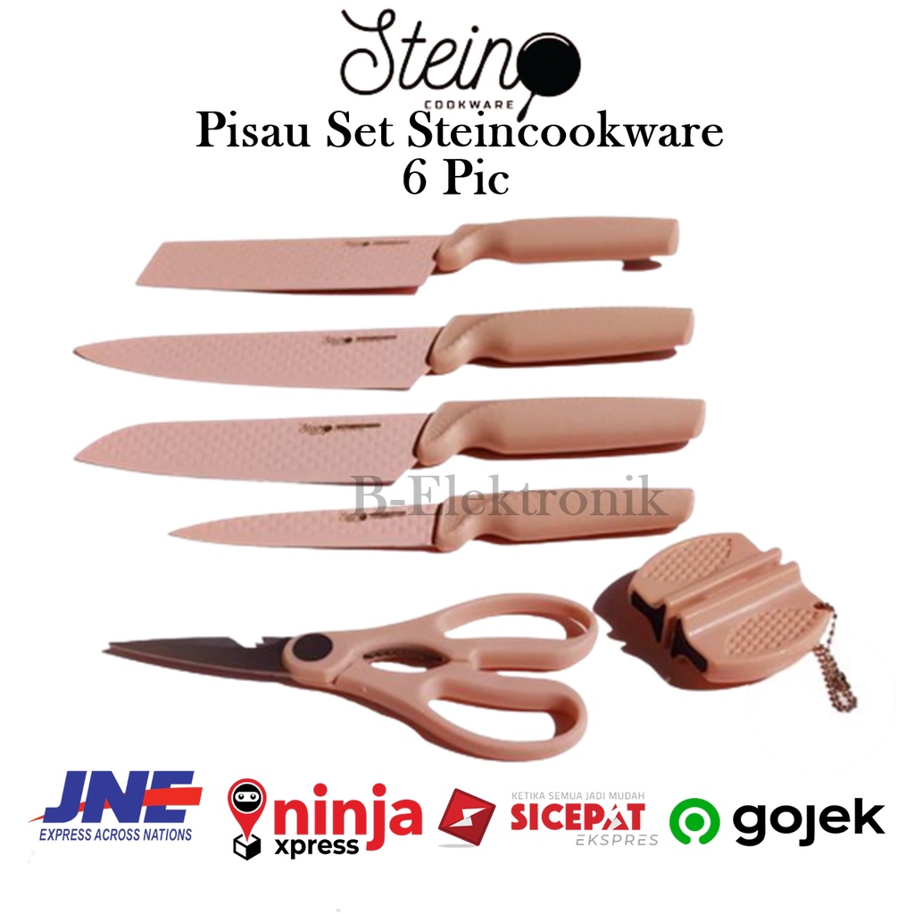 Jual Pisau Set Steincookware Diamond Knives Set 6 In 1 Pisau Andin ...