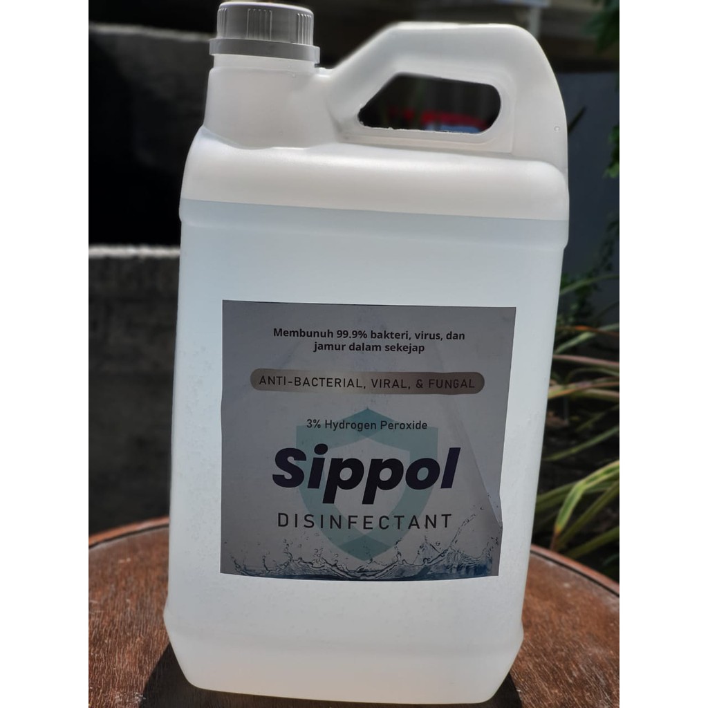 Jual Sippol Cairan Desinfektan 5 liter Desinfectant Alcohol Liquid 5lt ...
