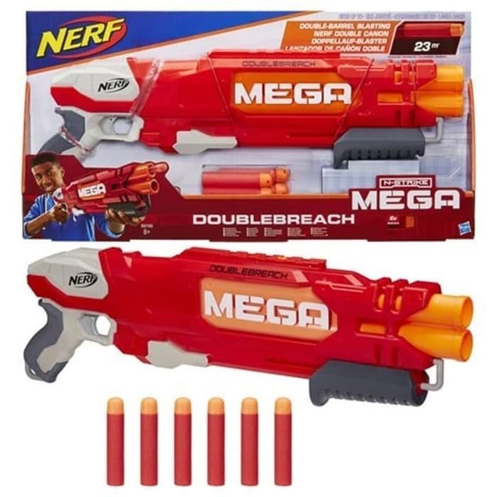 Jual NERF Gun MEGA DOUBLEBREACH / DOUBLE BREACH Shotgun | Shopee Indonesia