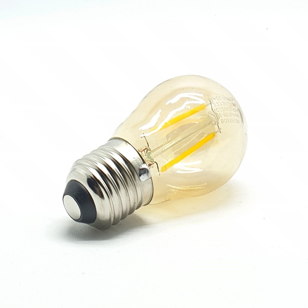 Jual BSC BE-8878 2W E27 G45 2700K Kuning AMBER Lampu Led Filamen Edison ...