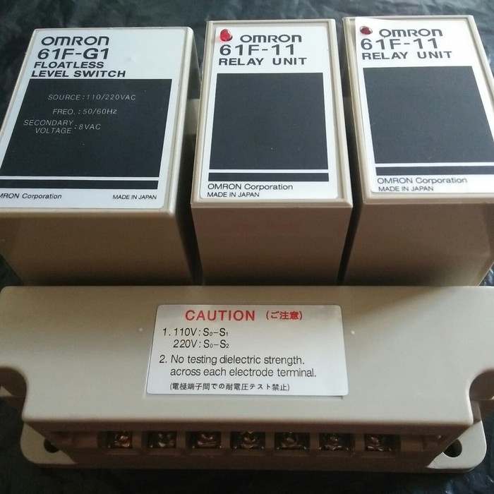 Jual Floatless Switch Water Level Control WLC 61F-G1 OMRON (2 Tangki ...