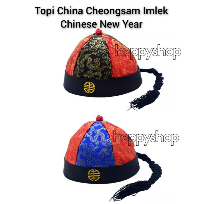 Jual Topi China Cheongsam Imlek Chinese New Year | Shopee Indonesia